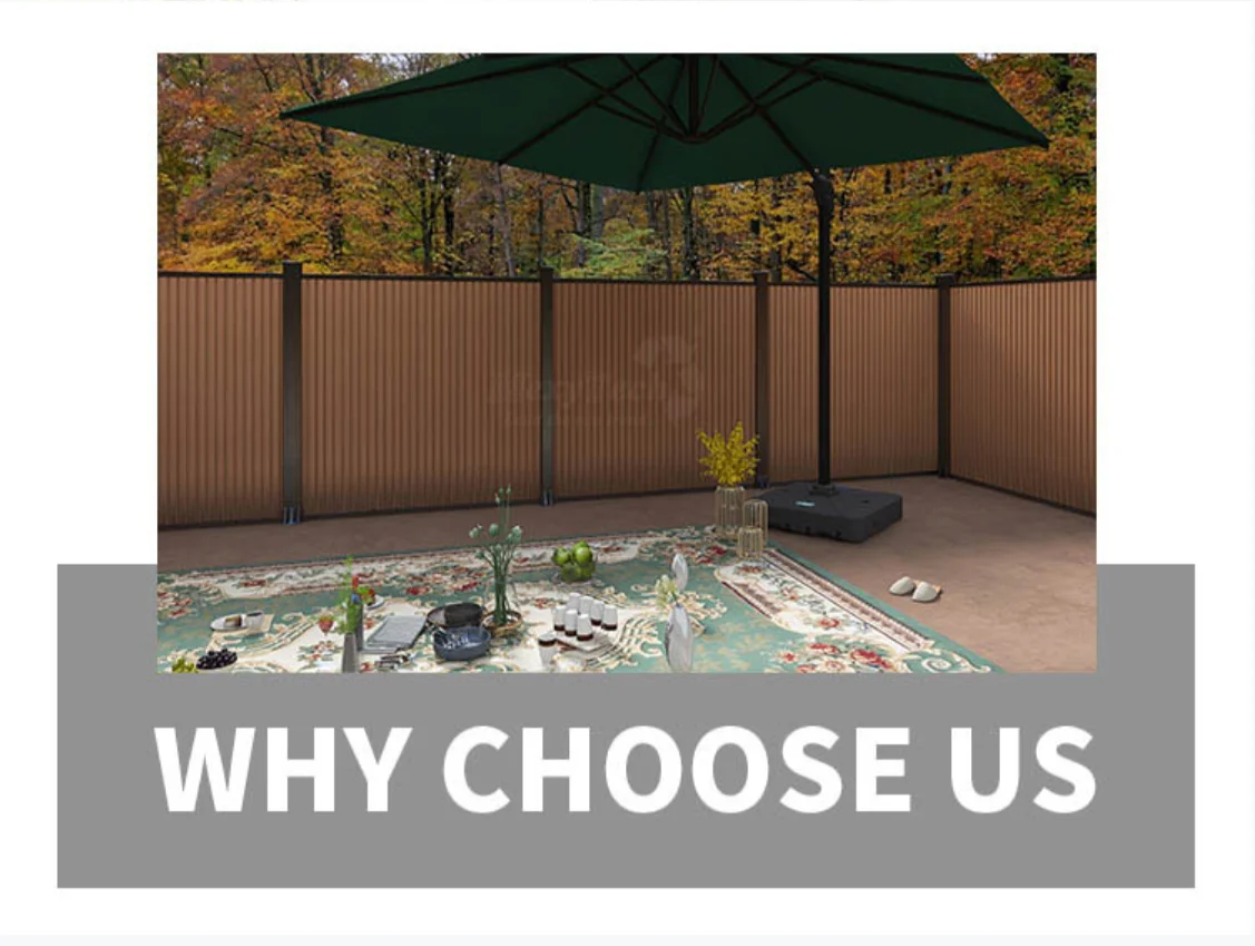Durable WPC Trellis Fencing - Perfect for Gardens & Balconies