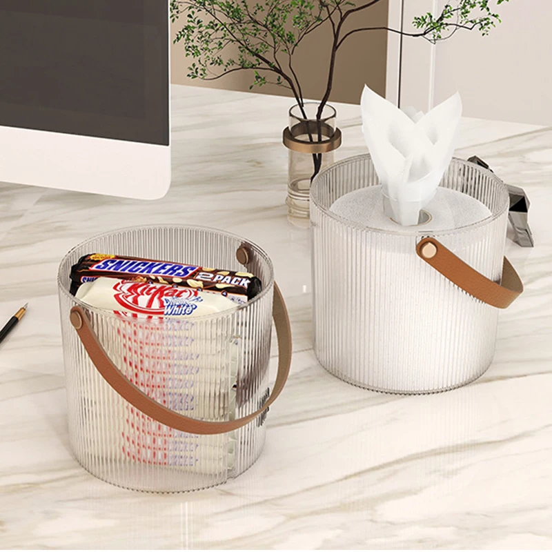 Simple And Creative Cylinder Tissue Box Living Room Draw Paper Box ...