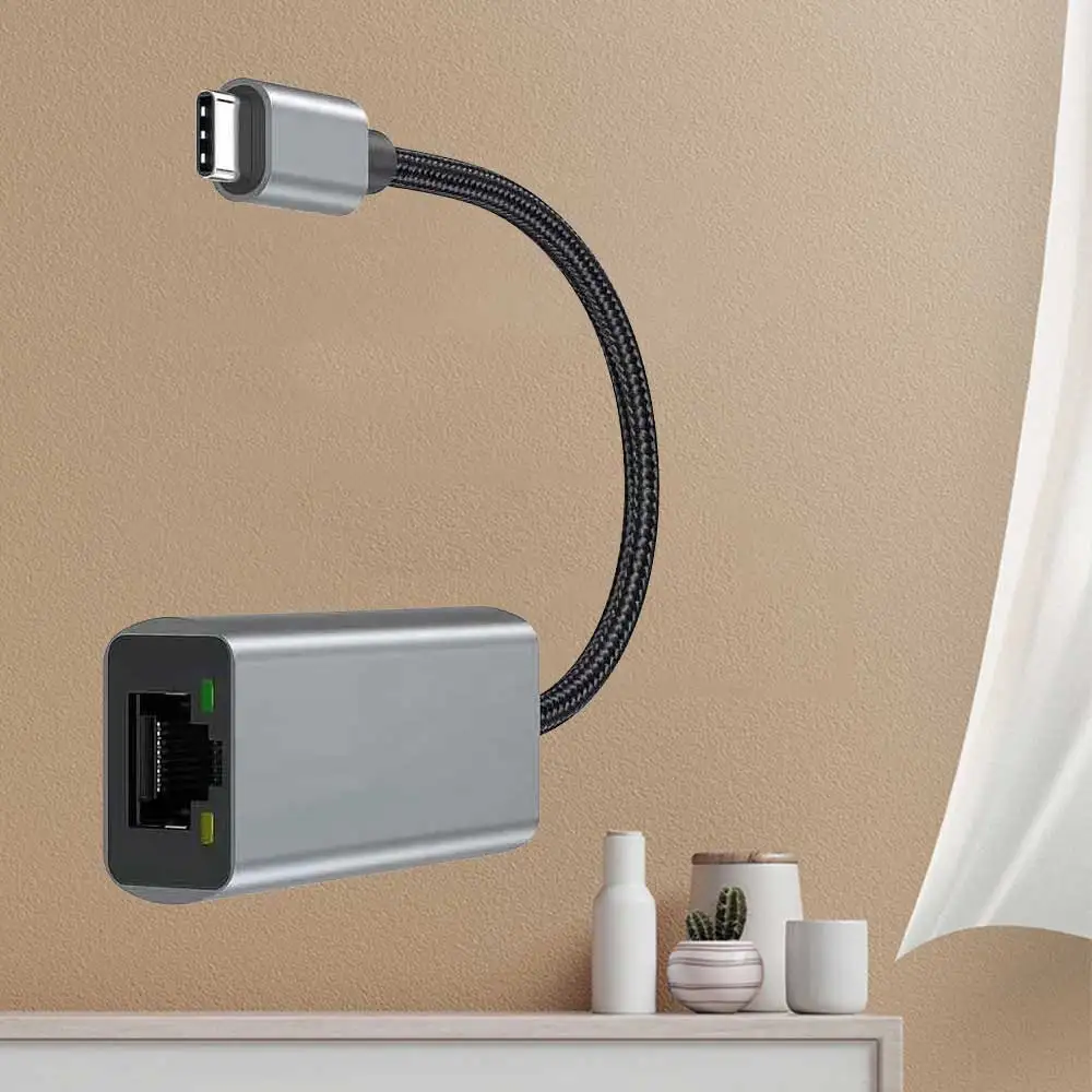 Oswell Usb C To Rj45 Adapter 1000 Mbps Network Card Usb-c Ethernet ...