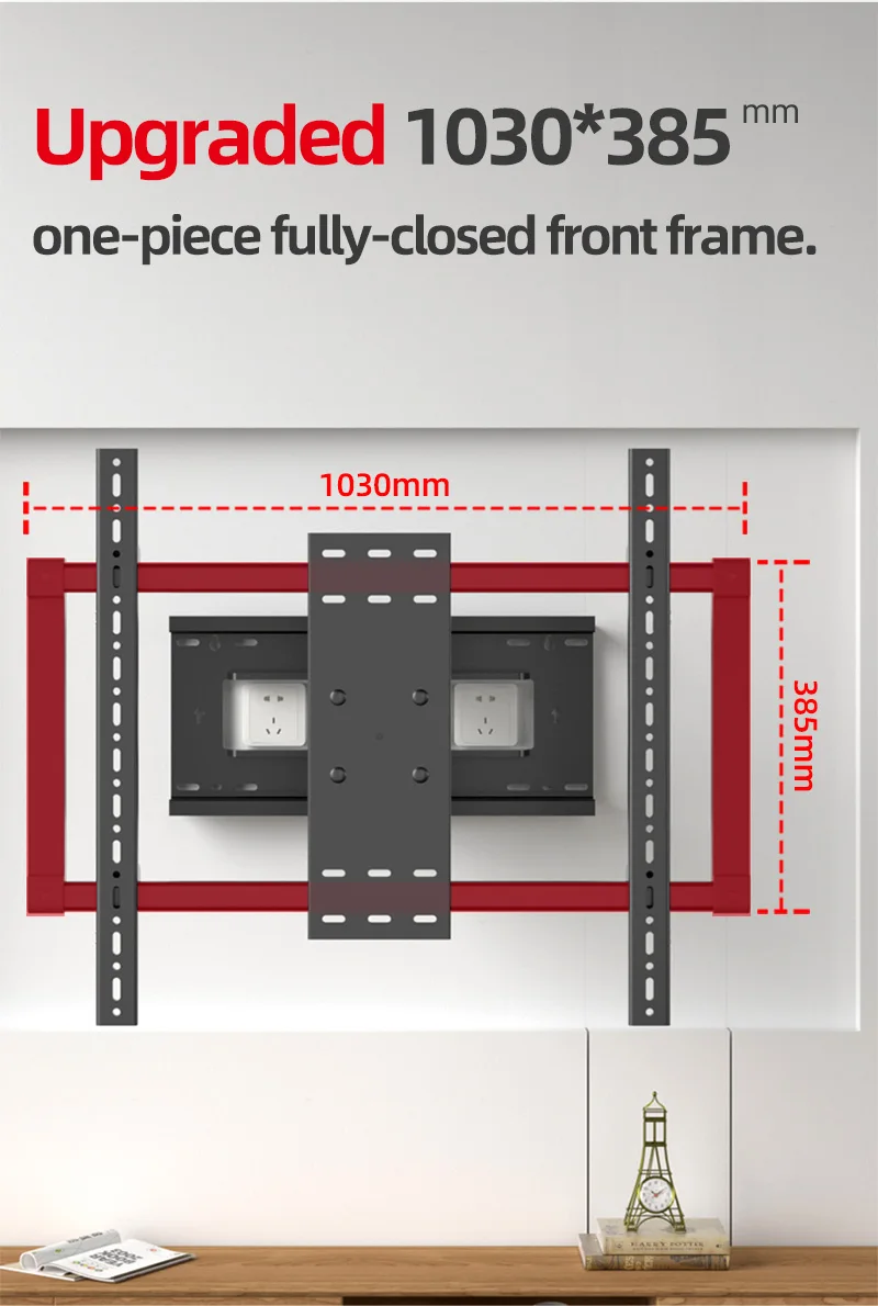 84 Inch Tv Wall Mount Hospitality 50-110 Inch Slim Tv Bracket Distance ...