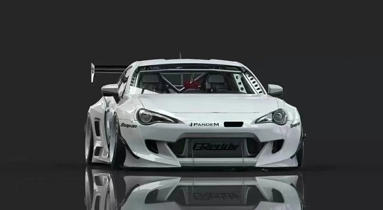 For Toyota 86 Wide Body Kit 86 Upgraded Rocket Rabbit Front and Rear ...