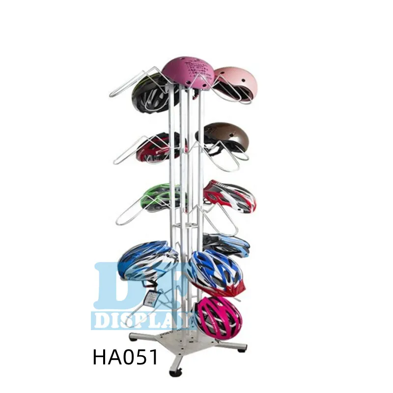 Ha058 Retail Floor Hat Rack Stand 3/6/8/10tiers Hat Floor Standing ...