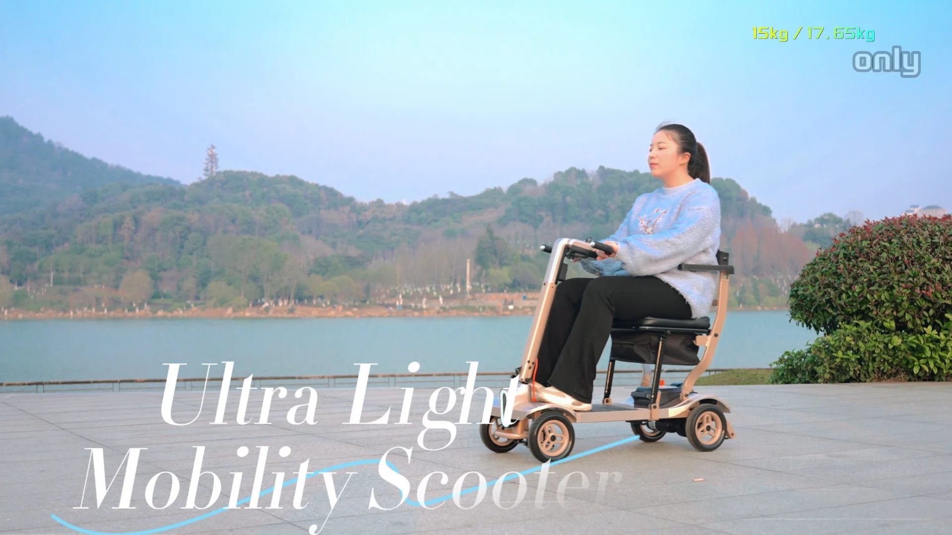 New Products 2024 Lightest 15kg Ultra Light Mobility Scooter Easy ...