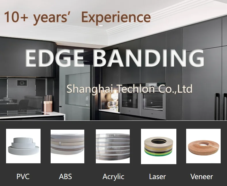 Custom Various Colors Edge PVC Decorative Strip Plastic Edge Banding ...