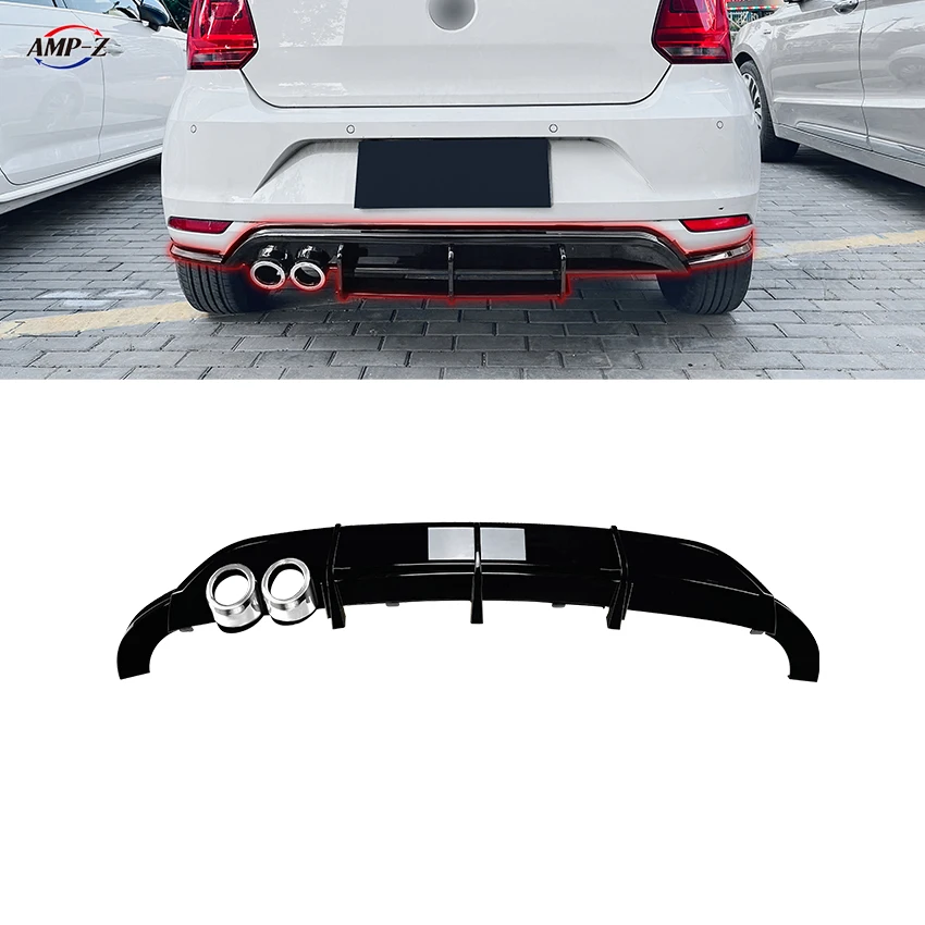 Amp-z Hot Sale Factory Directly Sale Plastic Material Rear Lip Rear ...