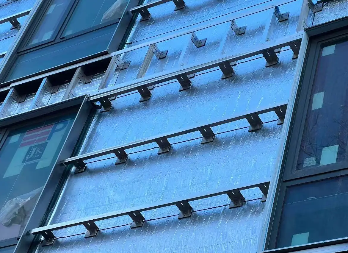 Aluminium Clips with Stainless Steel Fasteners for Facade Cladding