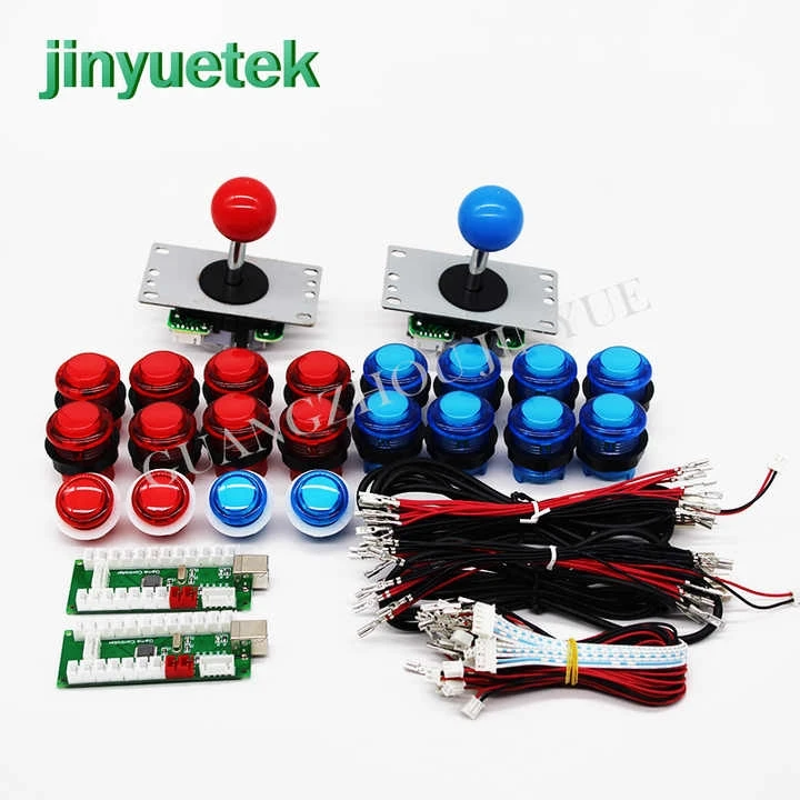 2player Arcade Game Diy Kit For Mame 2 Player Usb Encoder 8 Way Classic ...