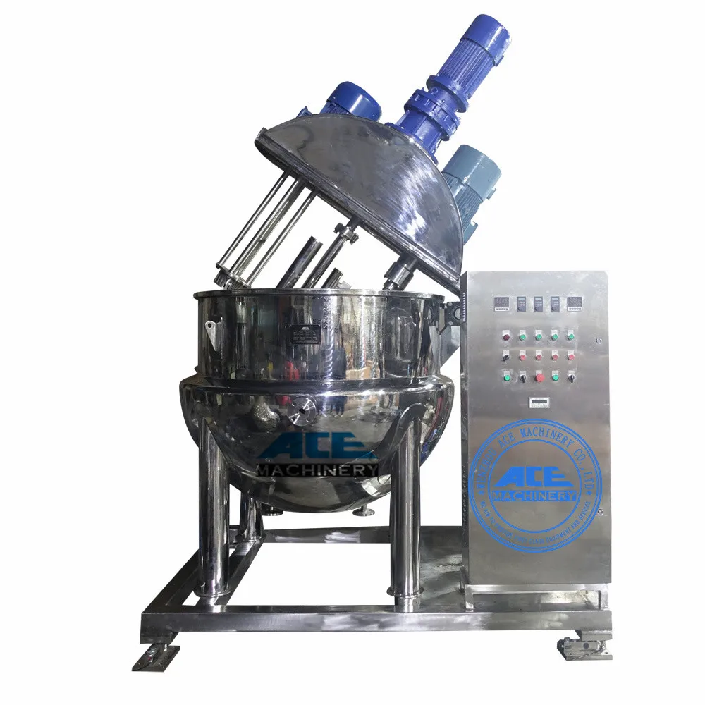 Food Cooker Steam/gas/electric Jacket Kettle with Agitator