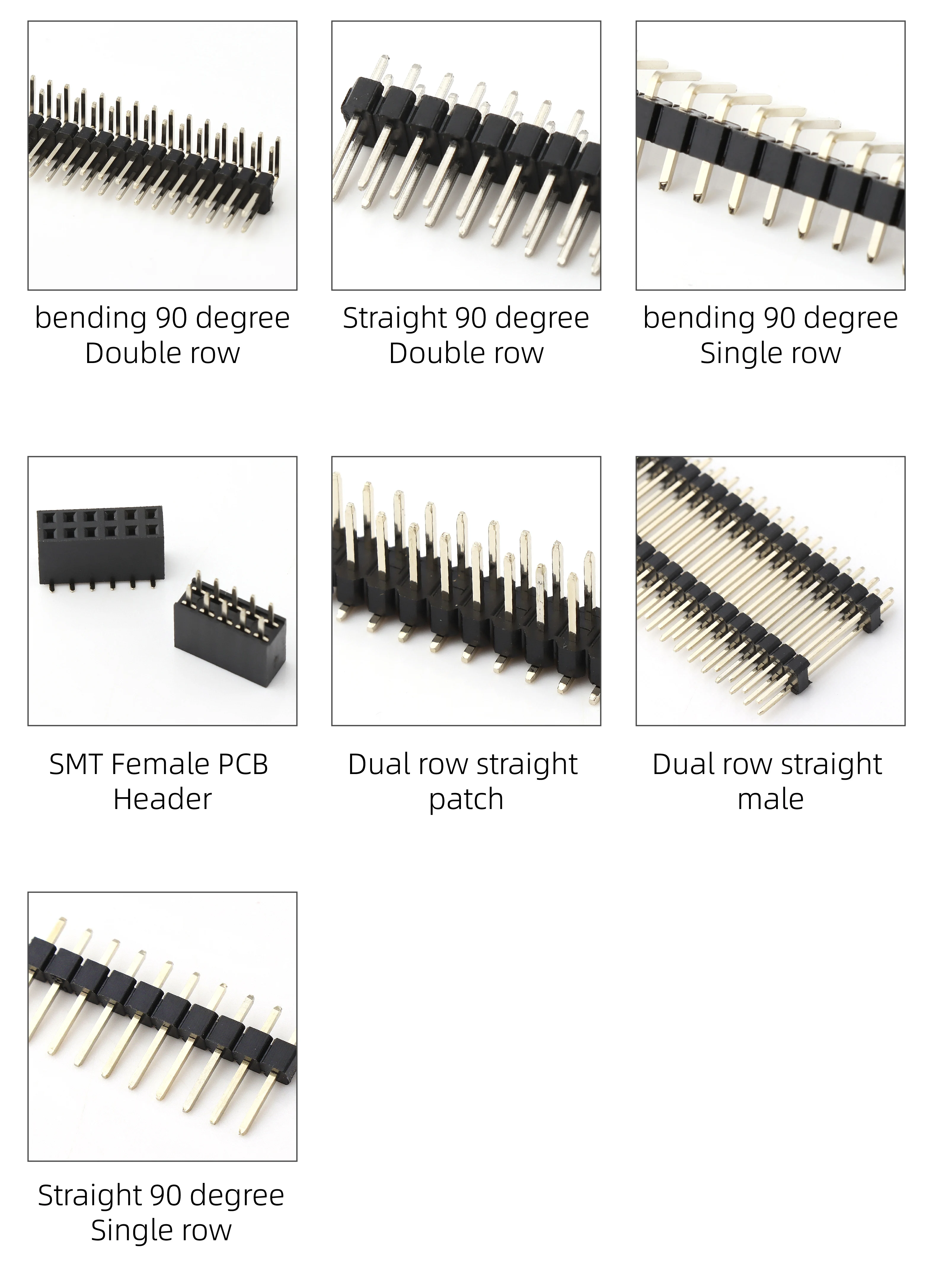 2.54mm Single Row Pin Headers - Reliable and Durable Connectors