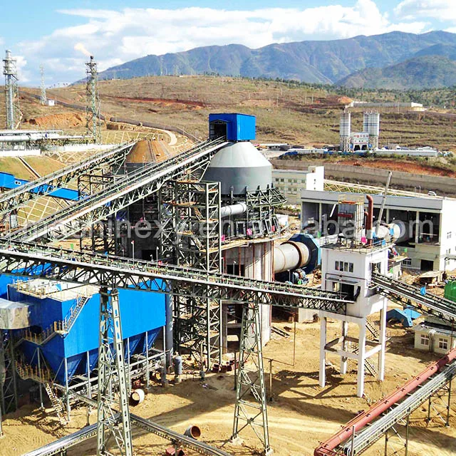 Cement Clinker Calcination Rotary Kiln Small Cement Making Plant ...