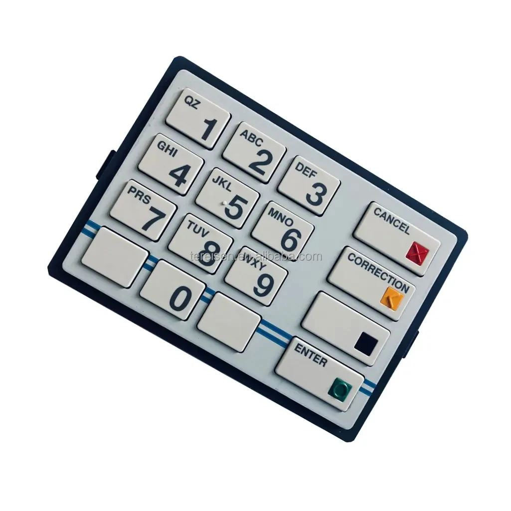Atm Machine Spare Parts Diebold Nixdorf Opteva Epp7 Keyboard Plastic ...