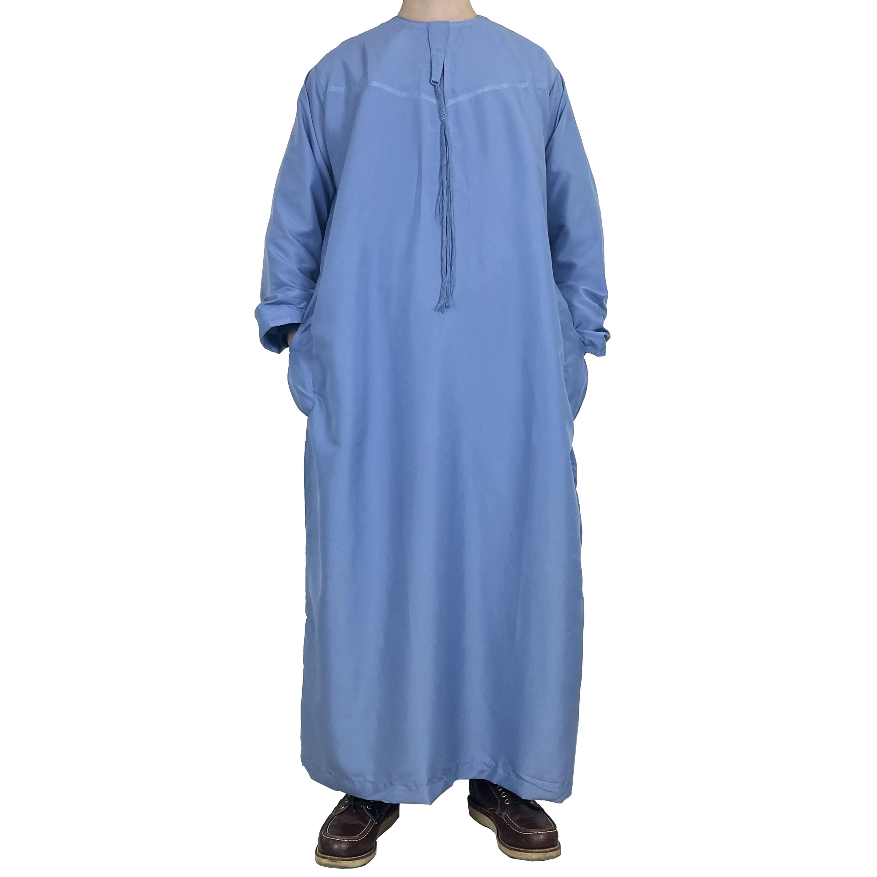 Khamis Arabic Islamic Moroccan Qatar White Mens Jalabiya
