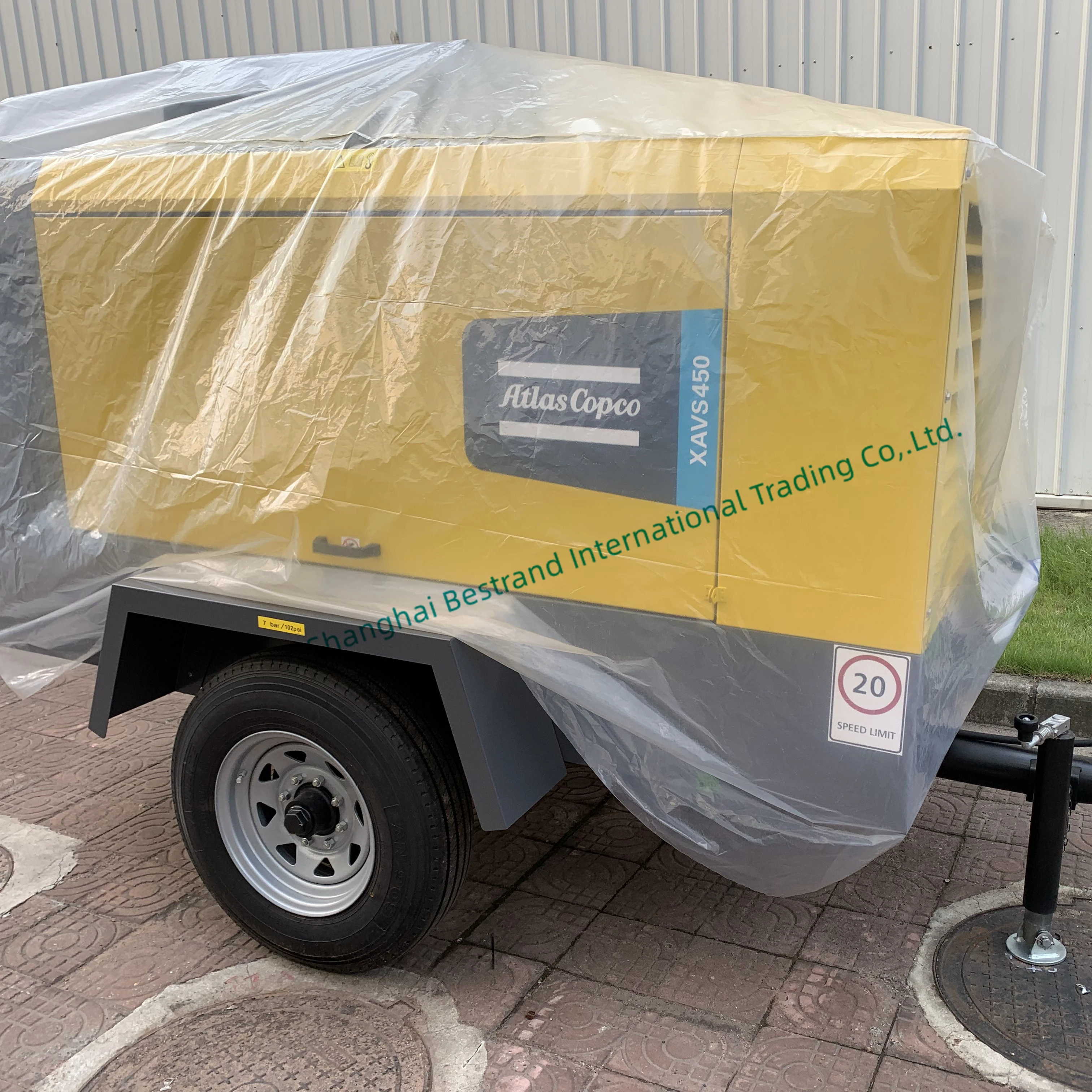 Atlas Copco Diesel Engine Screw Portable Xas Box Range Air Compressor ...