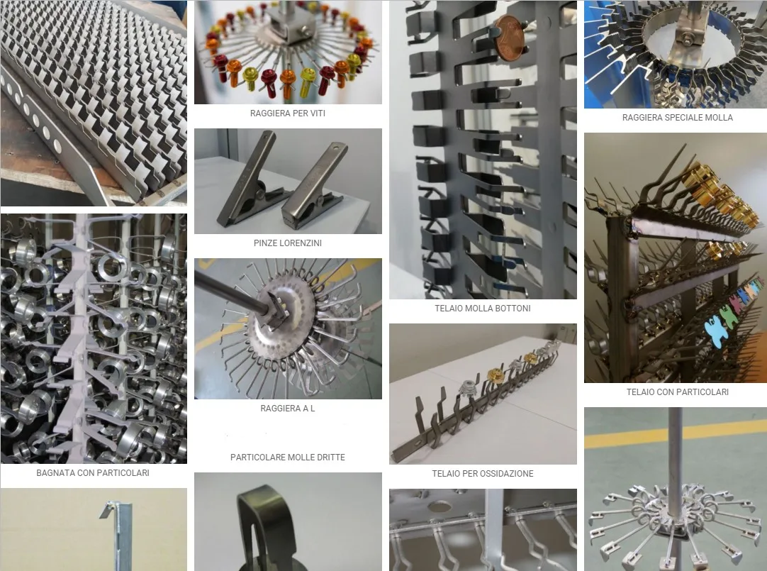 Customized Pure Titanium Jig Hanger Clip Racks for Anodizing