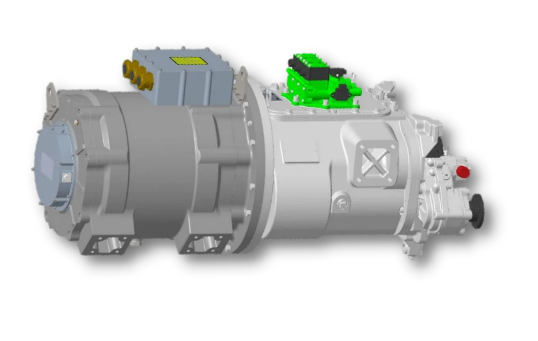 Brogen Hot Sale 220kw 350kw Electric Truck Ev Pmsm Ac Motor For 30-40t Heavy Truck Automakers ...