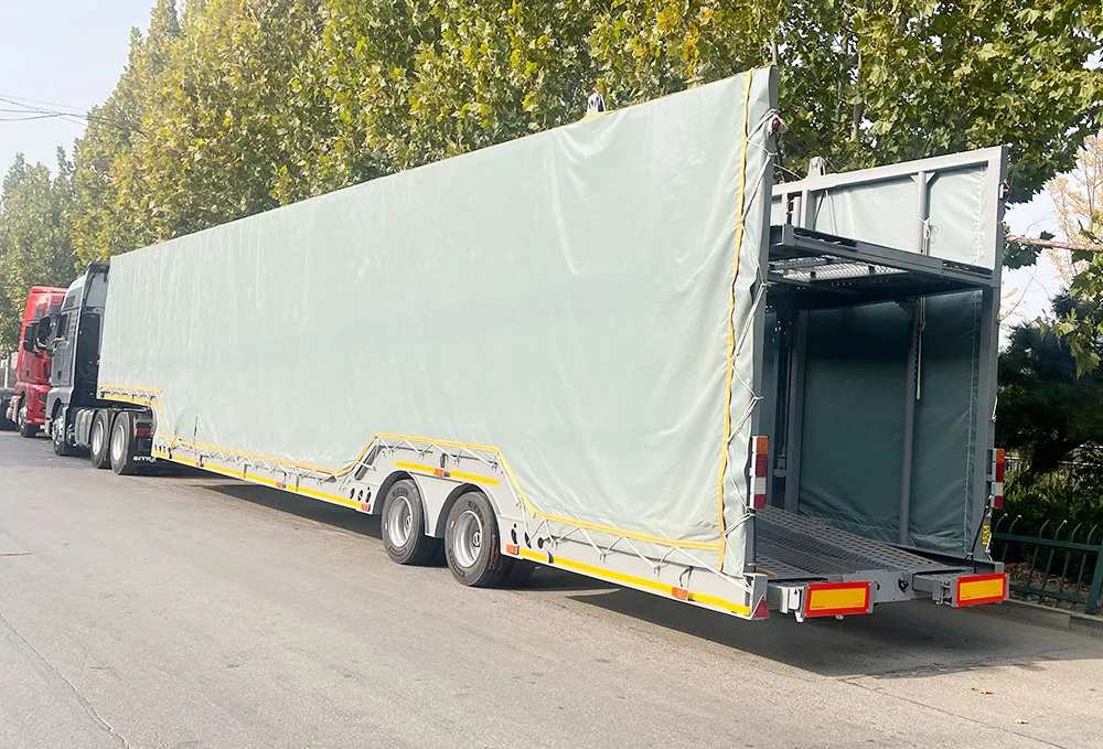 8 Cars Carrying Vehicle Car Transporter Trailer Car Carrier Semi ...