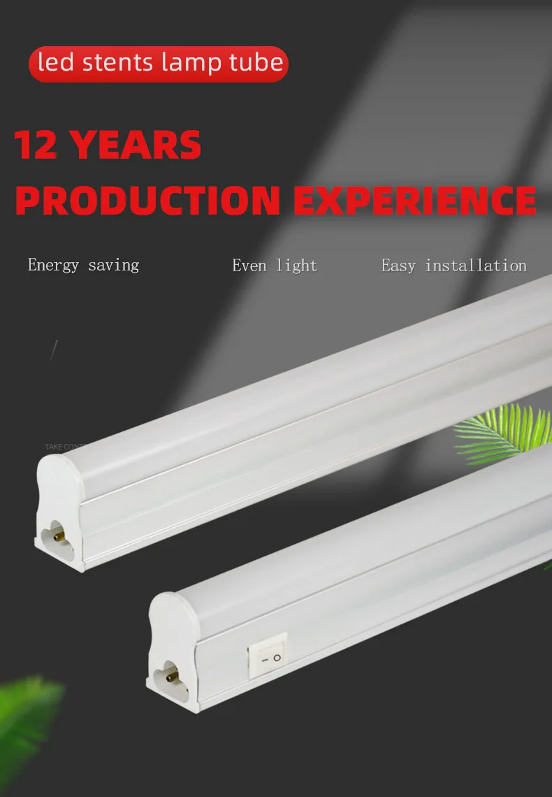 Led Tube T8 Stand Lamp T5 Integrated Fluorescent Lamp With Switch ...
