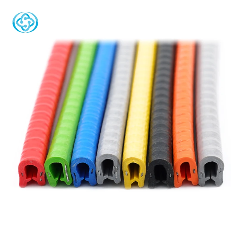 Flexible Rubber U Shape Channel PVC Edging Trim for Edge Protection