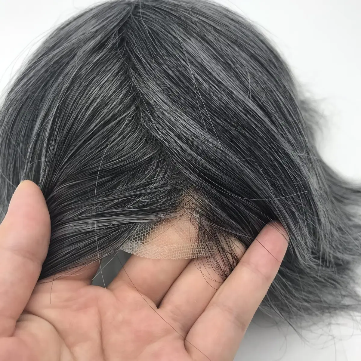 Factory In Stock 100% Real Indian Remy Human Hair 1b50 Grey Color Full ...