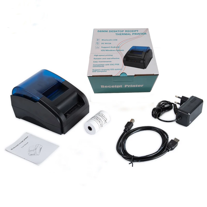 58mm Desktop Pos 58d Bluetooth Thermal Receipt Printer - Buy Bluetooth ...
