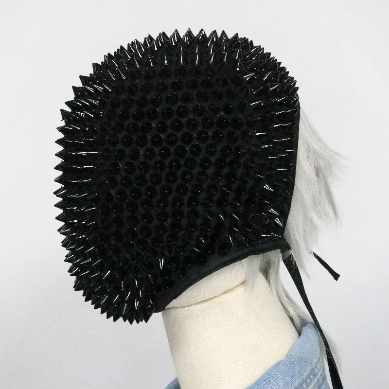 Red Full Face Spike Mask - Halloween & Party Fashion