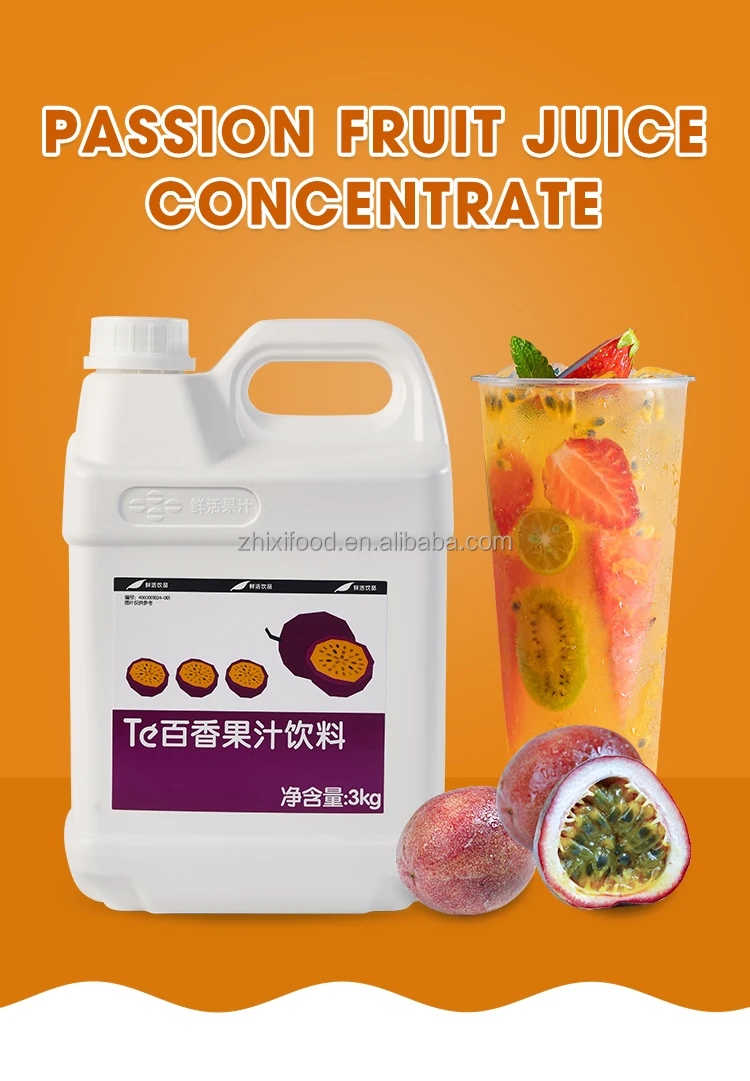 3kg Xianhuo Real Fruit Concentrated Passion Juice/syrup For Fruit ...