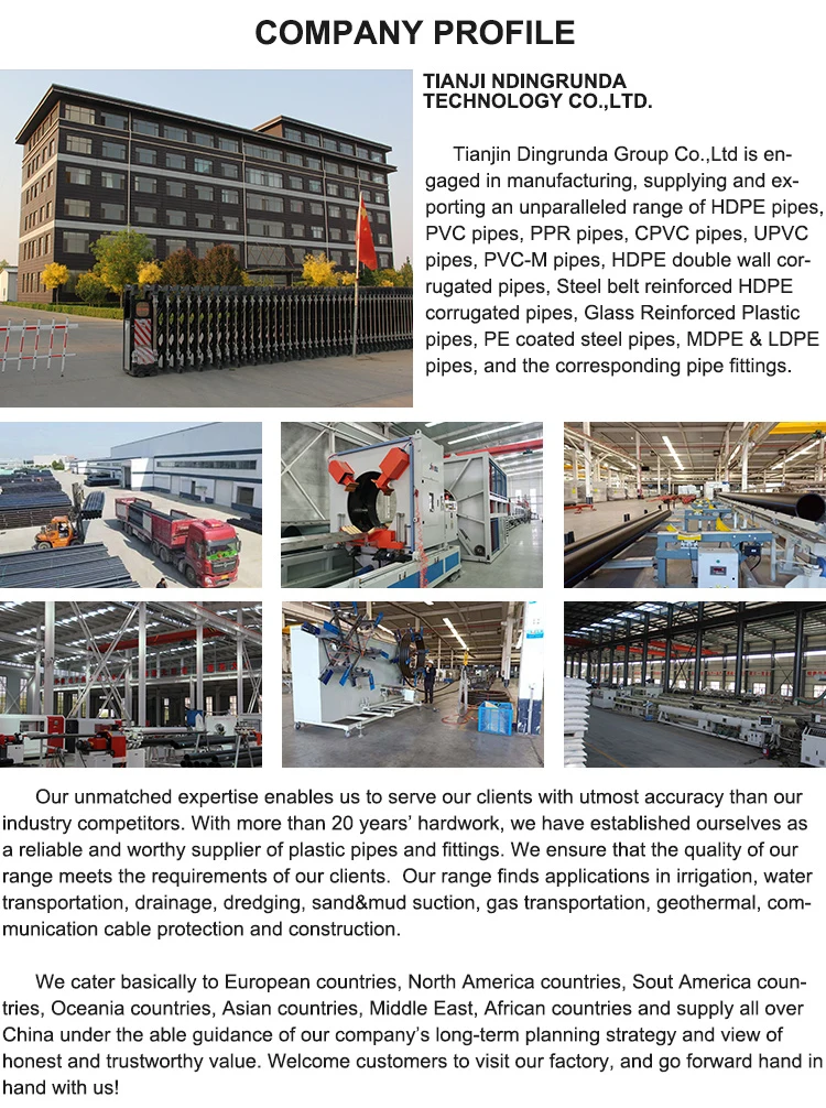 Iso Standard High Pressure Hdpe Dn50-800mm Srtp Pipe For Wastewater ...