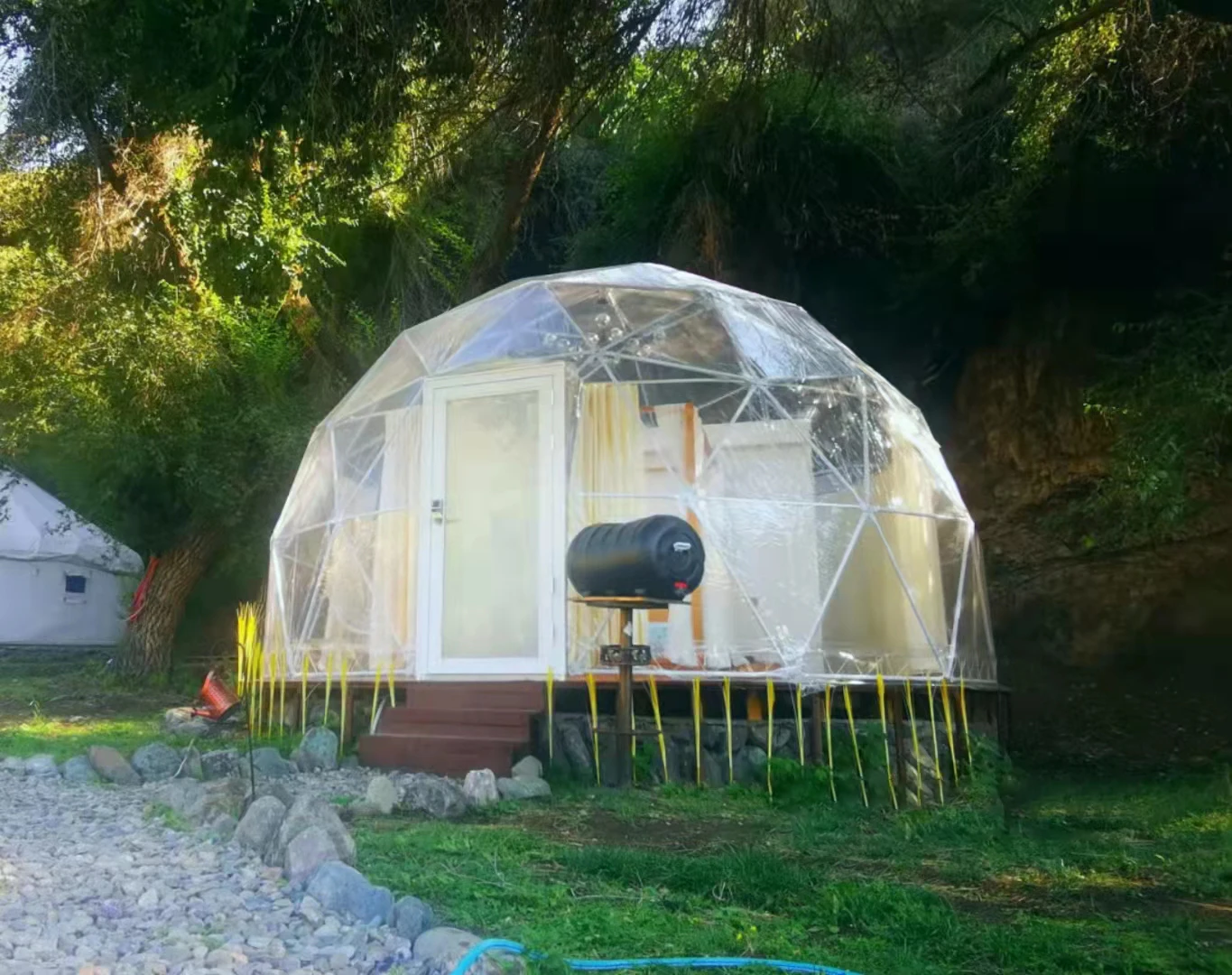 Bubble Tent Outdoor Garden Dome Igloo 12 Ft,Weather Proof Pod Camping ...