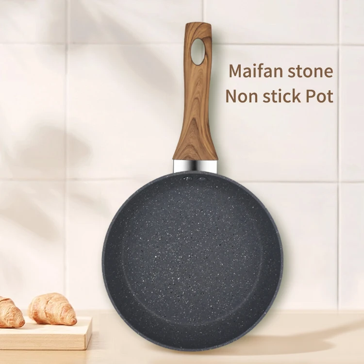 Wholesale Medical Stone Frypan Non Stick Panci Pans Cookware 20cm