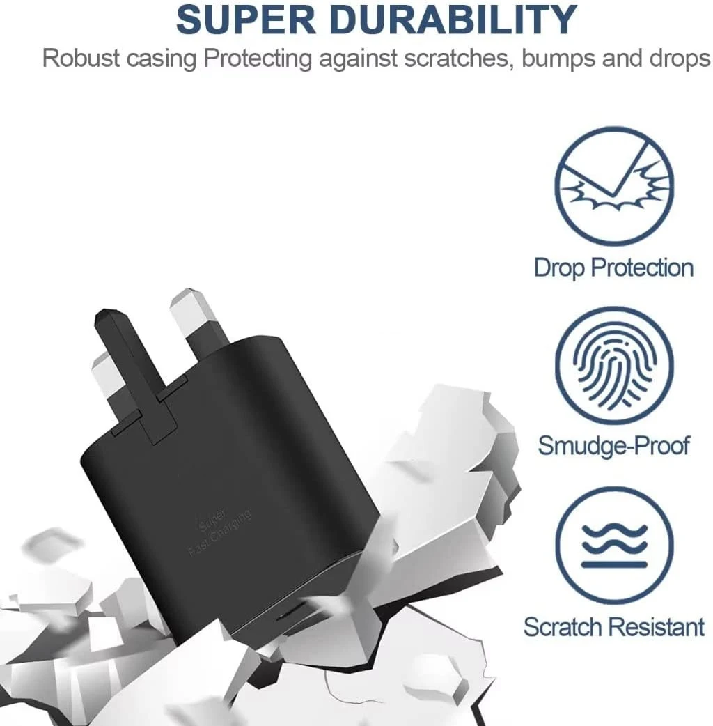 25w Travel Adapter Super Fast Charging Usb C Wall Plug Charger Pd 25w ...