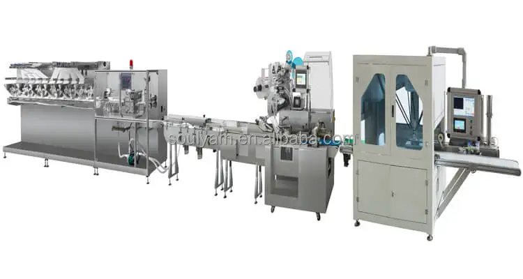 Automatic Wet Wipe Making Machine For Baby Wipes Wet Towel Tissue ...