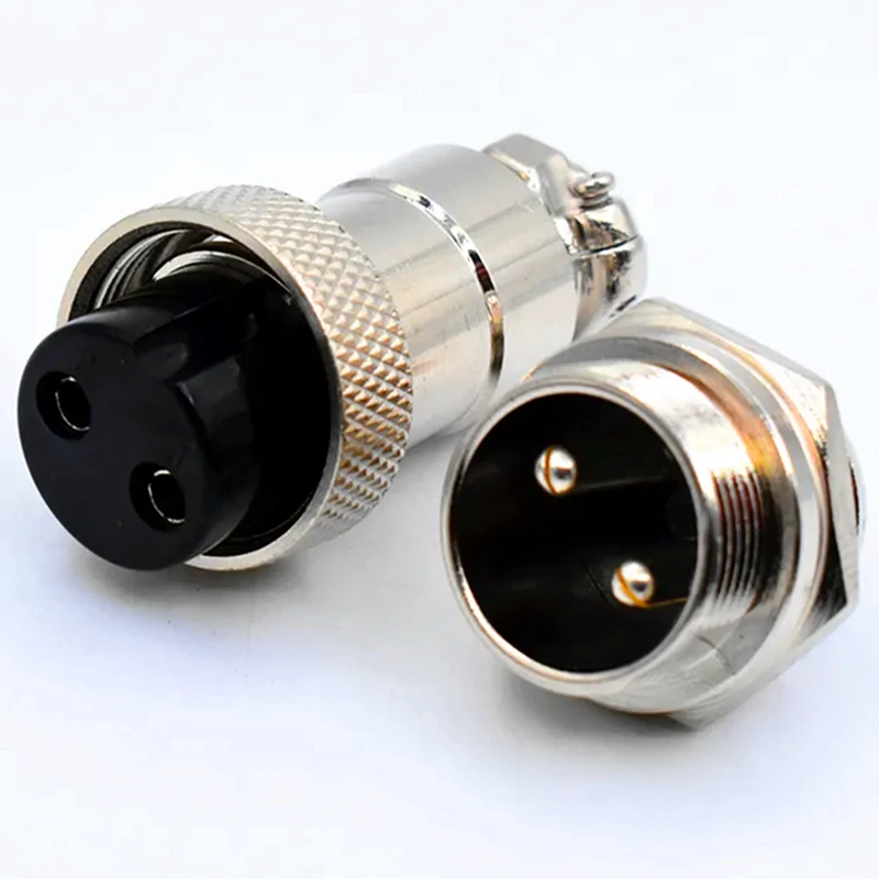 GX16 Round Male Female Power Adapter Jack M16 Metal Plug