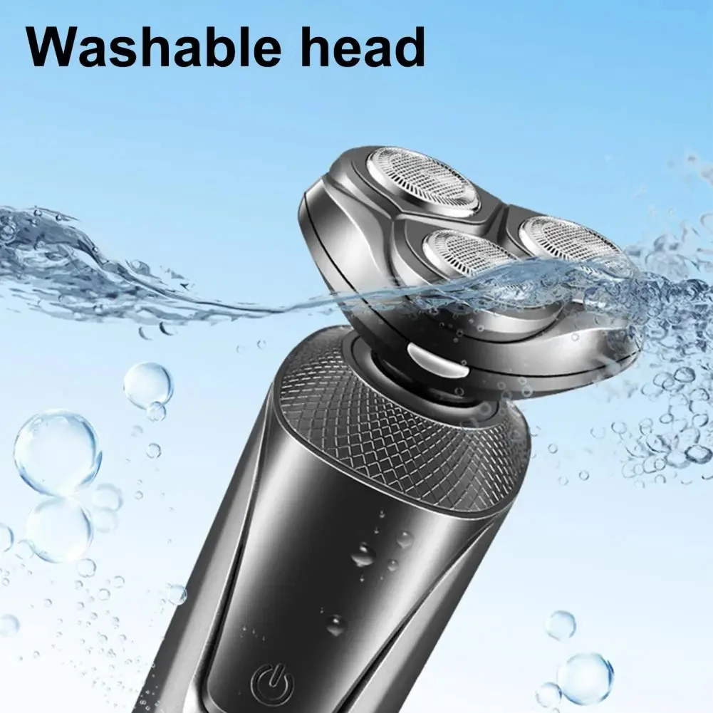 3 in 1 Three-head Shaver Set Men's Electric Washable Shaver USB ...
