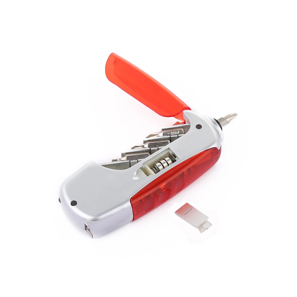 Pocket Size 6pcs Small Screwdriver Tool Kit Set With Led Flashlight ...