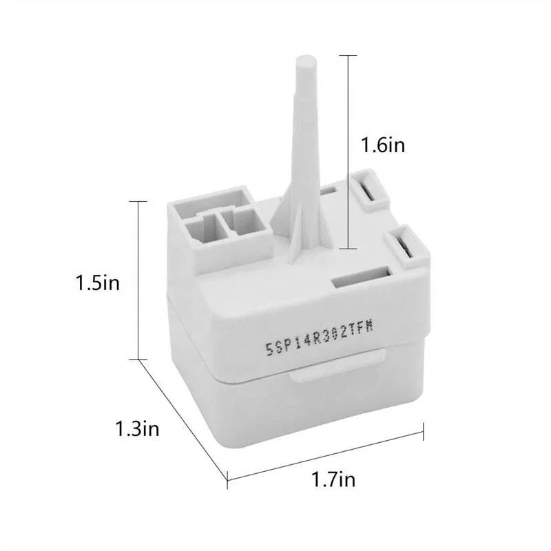 W10613606 Refrigerator Compressor Start Relay And Capacitor Compatible With Whirlpool ...