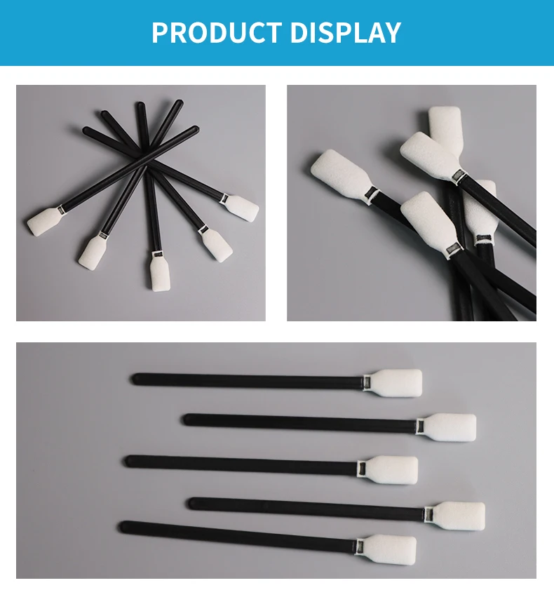 Disposable Lint Free Printer Head Foam Cleaning Printhead Swabs Sponge ...