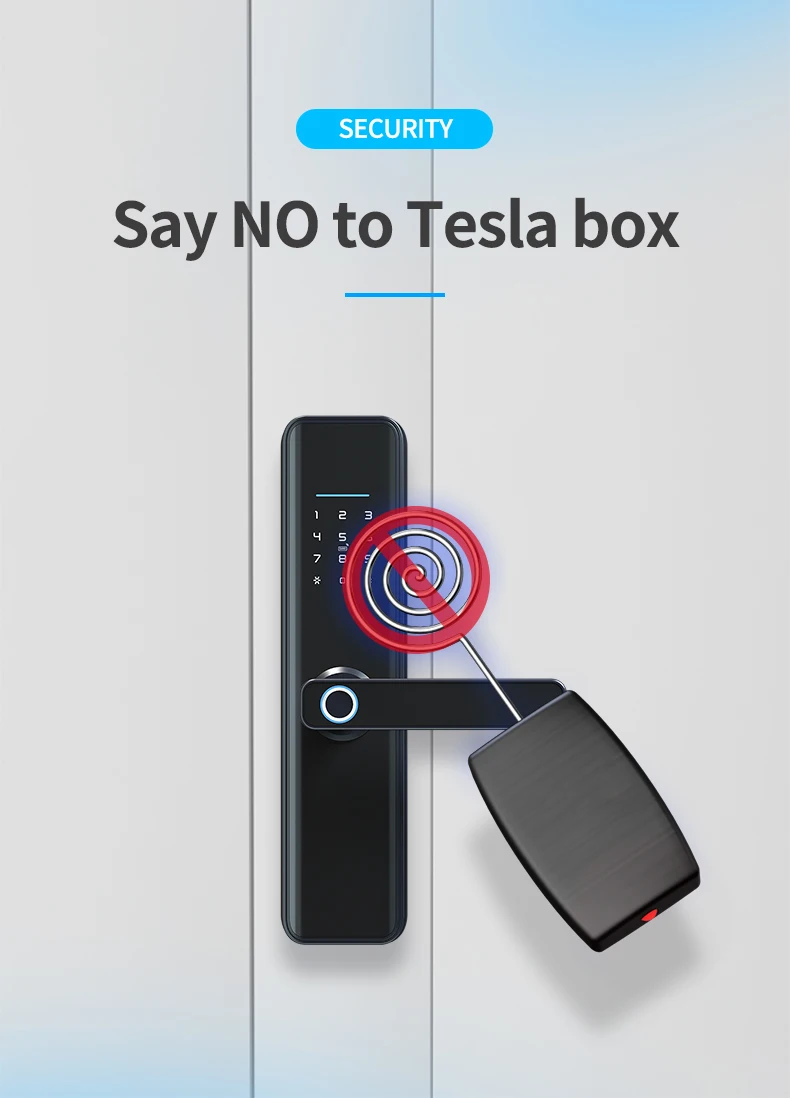 Locstar Intelligent Electronic Biometric Lock Fingerprint Door Handle ...