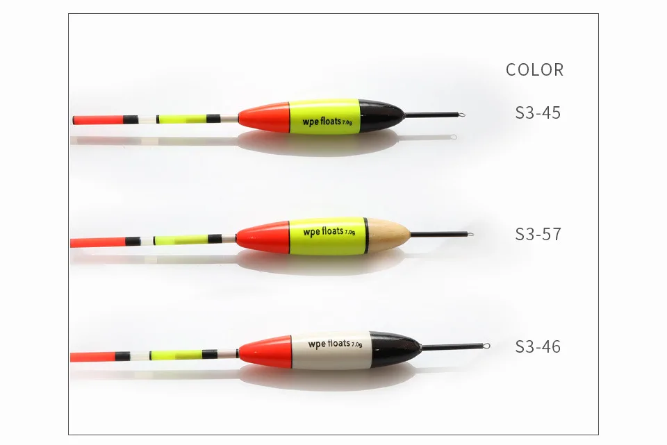 Spot 1pc/bag Vertical Fishing Float Long Tail Short Leg Balsam Wood ...