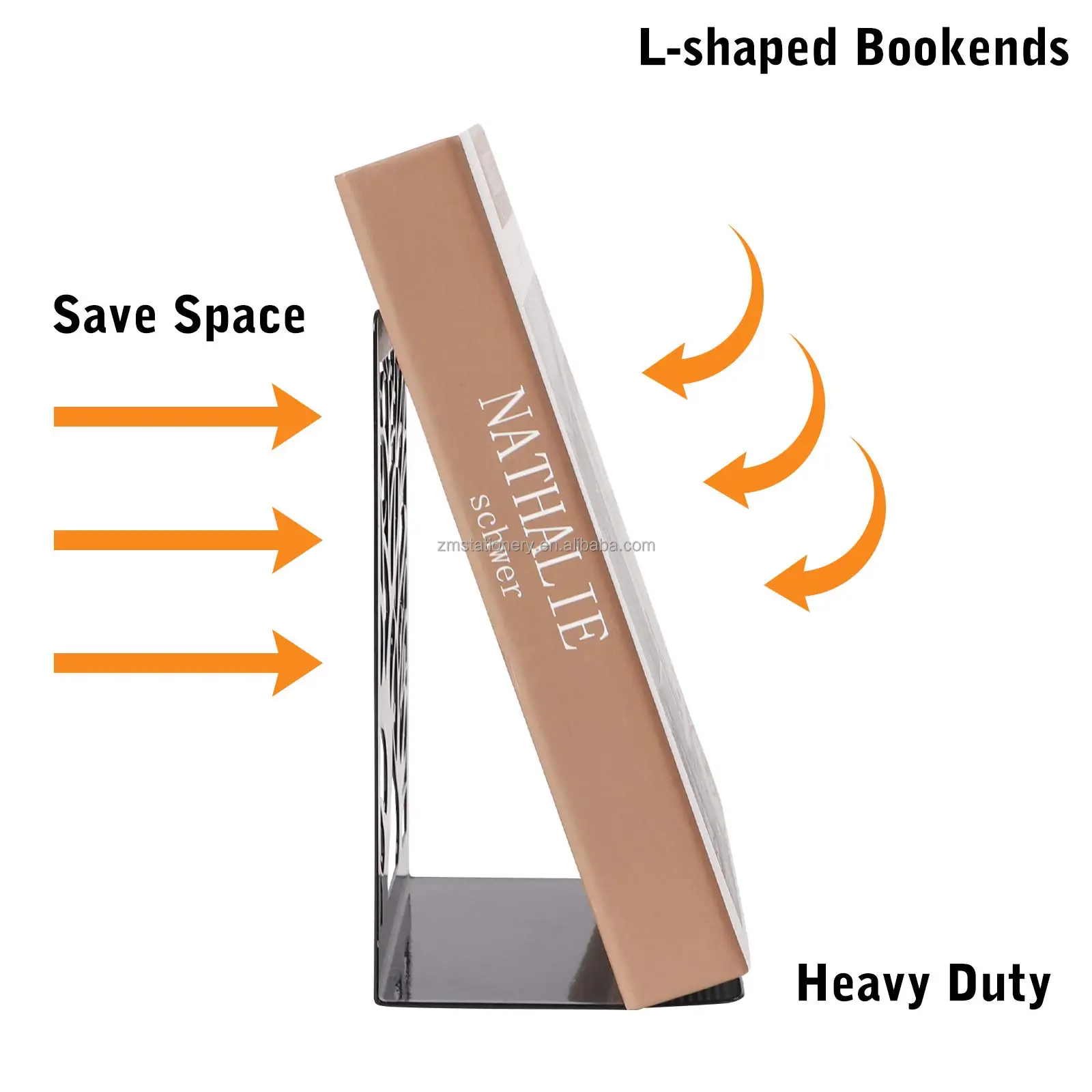 Wholesale Custom Logo Bookend New Arrival Best Seller Black Home Decor ...