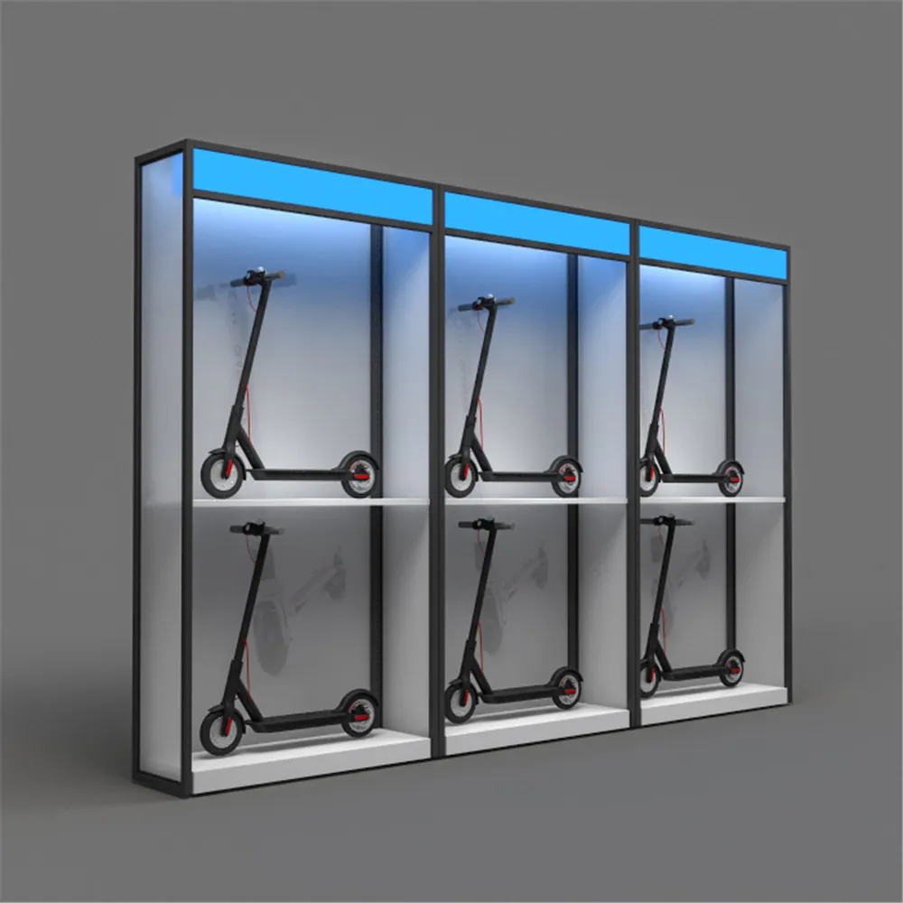 Custom Electric Scooter Display Stands - Modern & Stylish