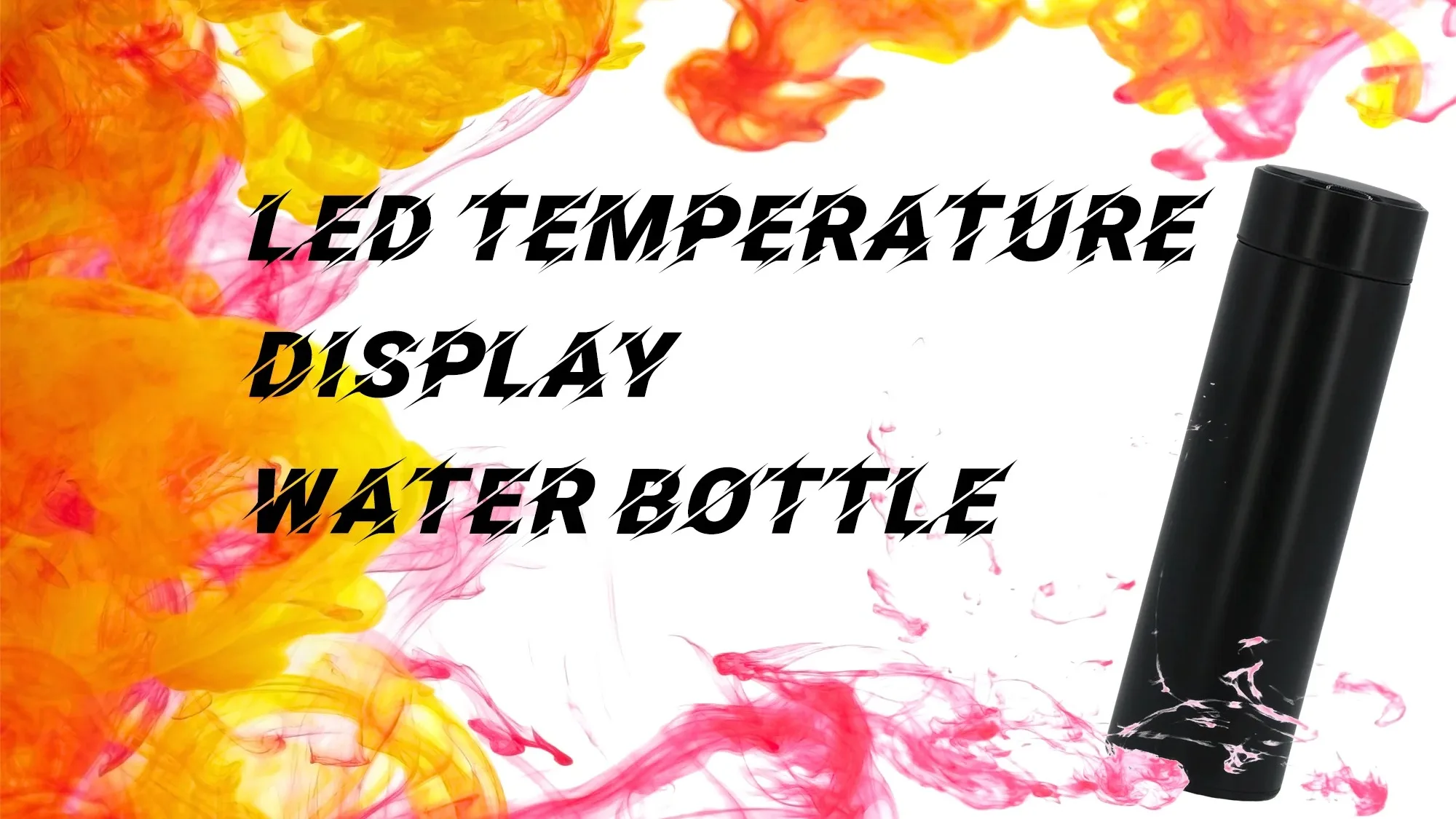 Custom Logo 500ml Stainless Steel Straight Cup Led Temperature Display ...