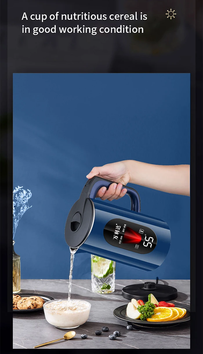 3L Electric Kettle with LED Display - Smart Boiling Solution