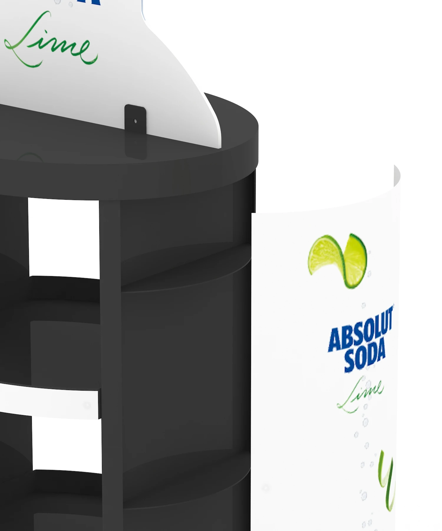 New Style Beverage Display Rack Soda Drink Display Stand Floor Metal ...