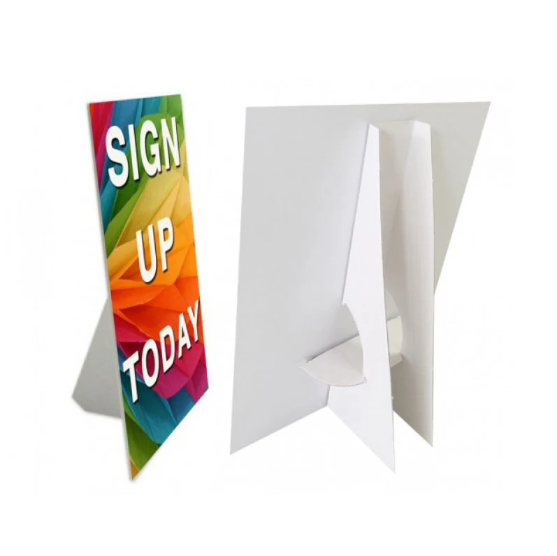 Custom Tabletop Easel Signs Counter Cards Full Color Printing| Alibaba.com