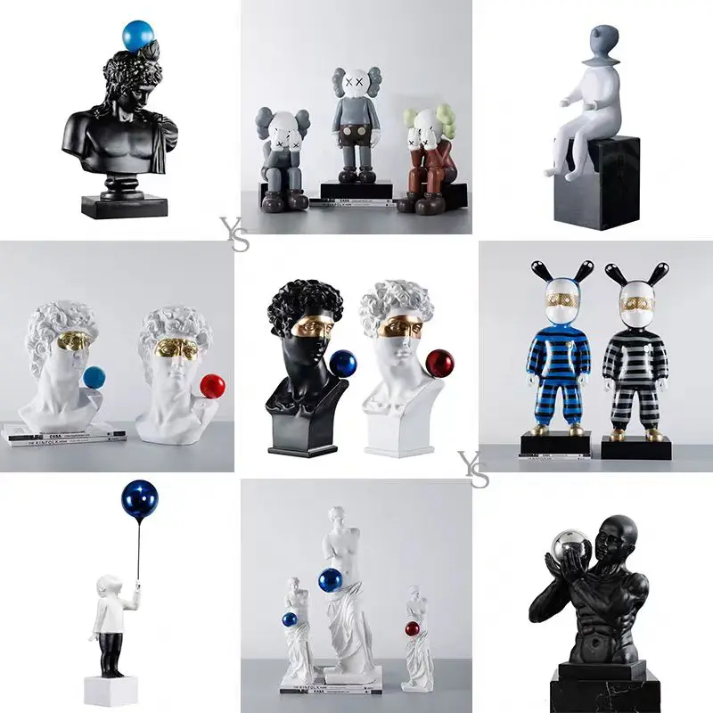 Shop Our Modern Art Statue - Fiberglass Resin Painting