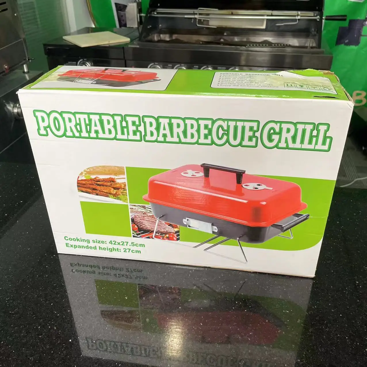 Whole Sale Mini Promotional Portable Foldable Suitcase Charcoal Bbq ...