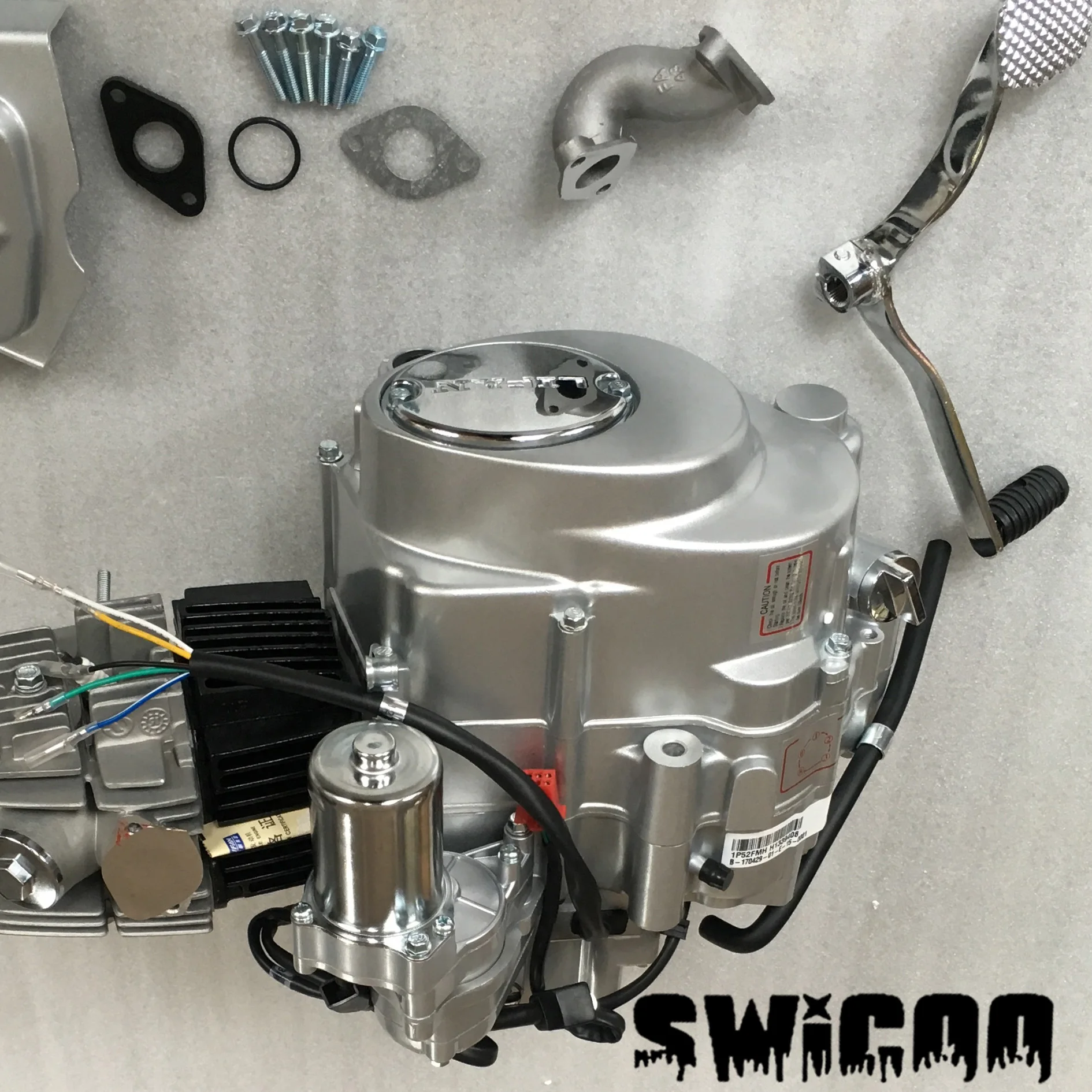 Engine Assembly 110cc Engine Motor Pit Bike Engine Parts Pocket Quad ...