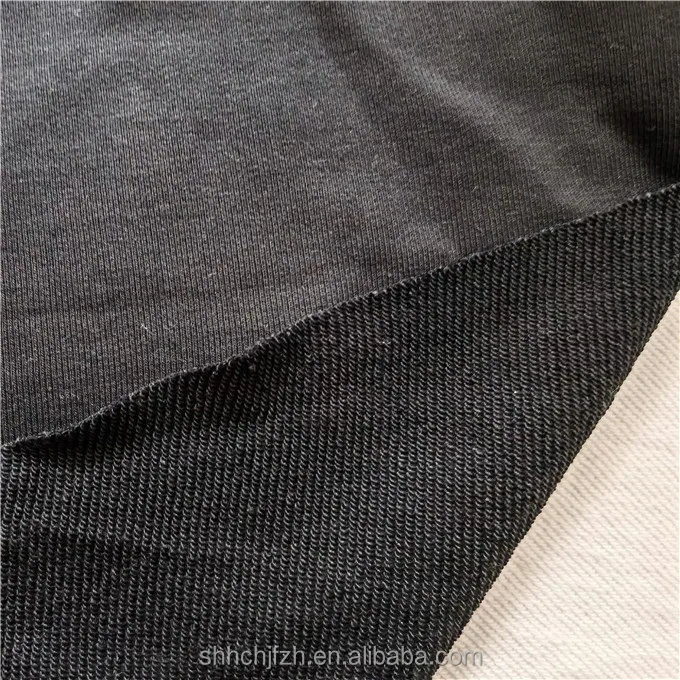 300gsm CVC French Terry Fabric - Soft, Stretchy, and Sustainable