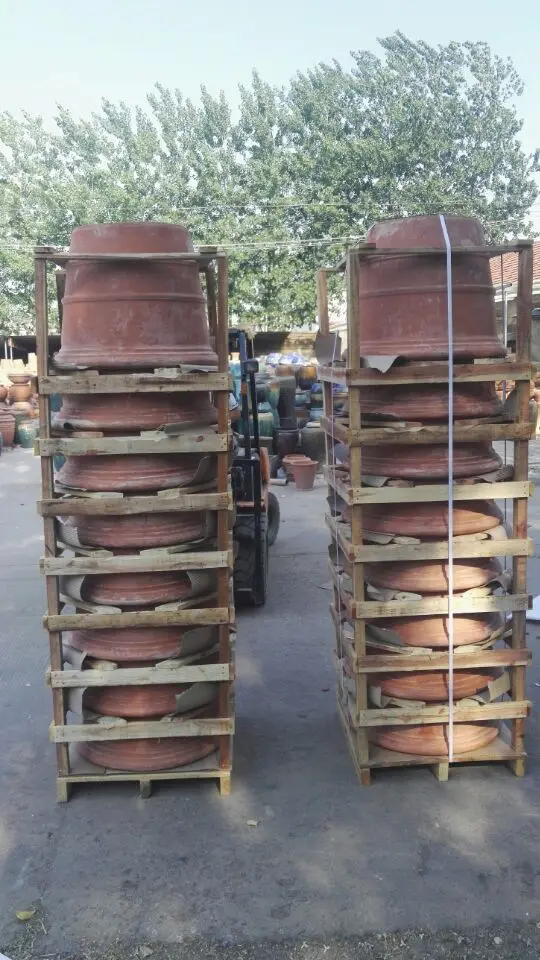 Handmade Italian Style European Design Frost-proof Terracotta Flower ...