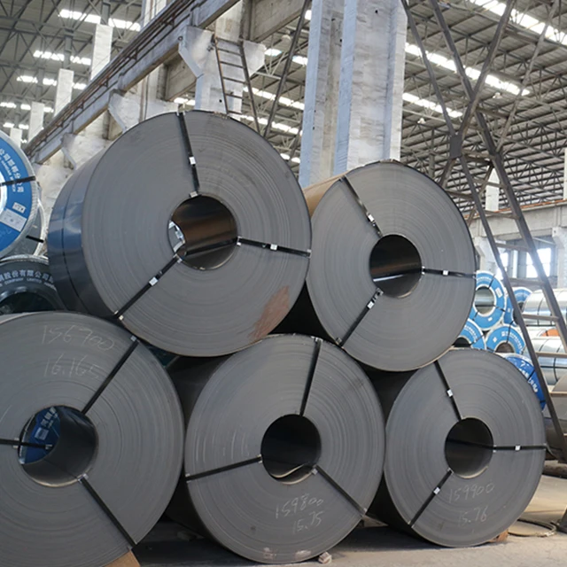 A36 Prime Ss400 Q195 Q235 Q345 10# 20mn Hot Rolled Mild Low Carbon Metal Black Steel Coil ...